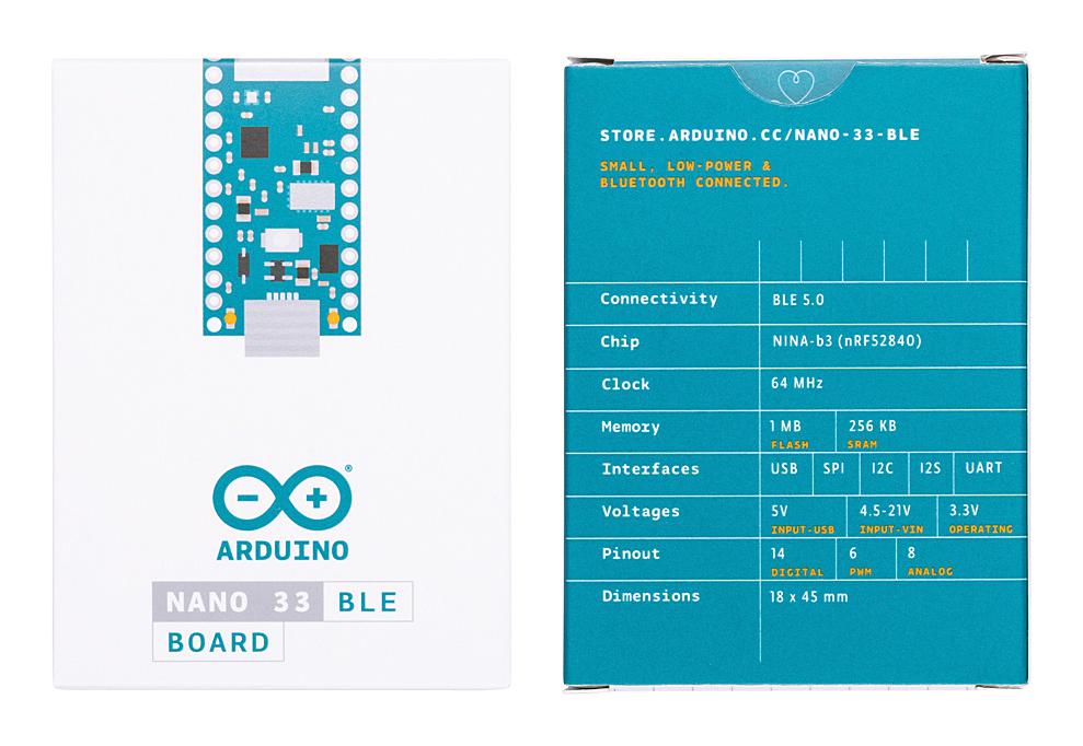 Abx00030 Arduino Sbc Arduino Nano 33 Ble Nrf52480